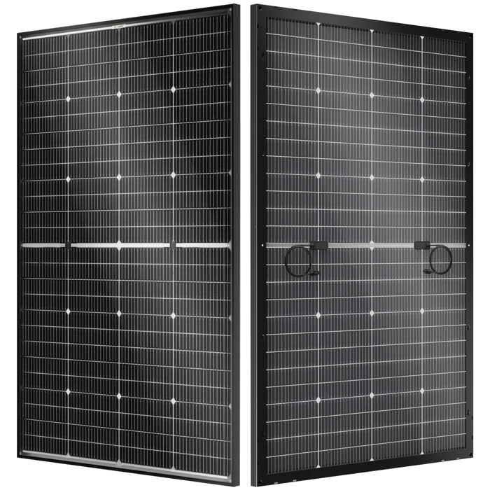 BougeRV 16BB 24V N-Type 200 Watt Bifacial Solar Panel + 40A MPPT Solar Controller Kit - Off Grid ...