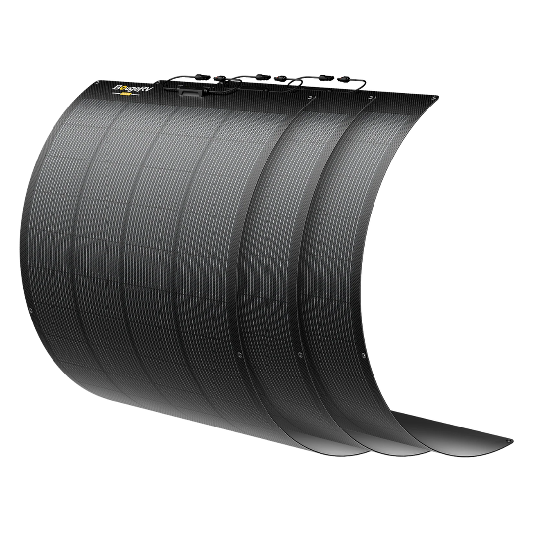 BougeRV Arch Pro 12V/24V 100W N-Type TOPCon Flexible Solar Panel — Off ...