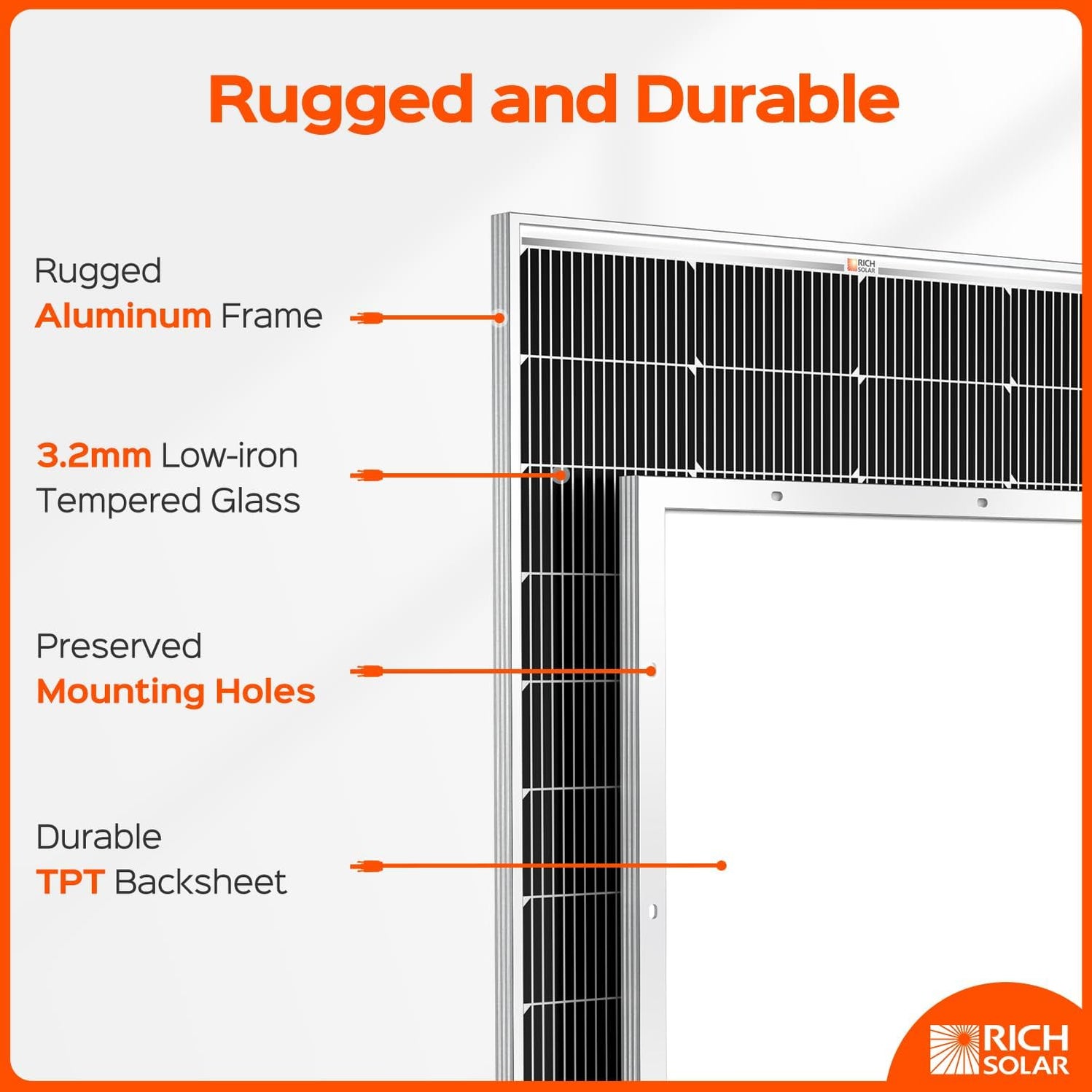 Rich Solar MEGA 250 Watt Monocrystalline Solar Panel UL Certified - Off ...