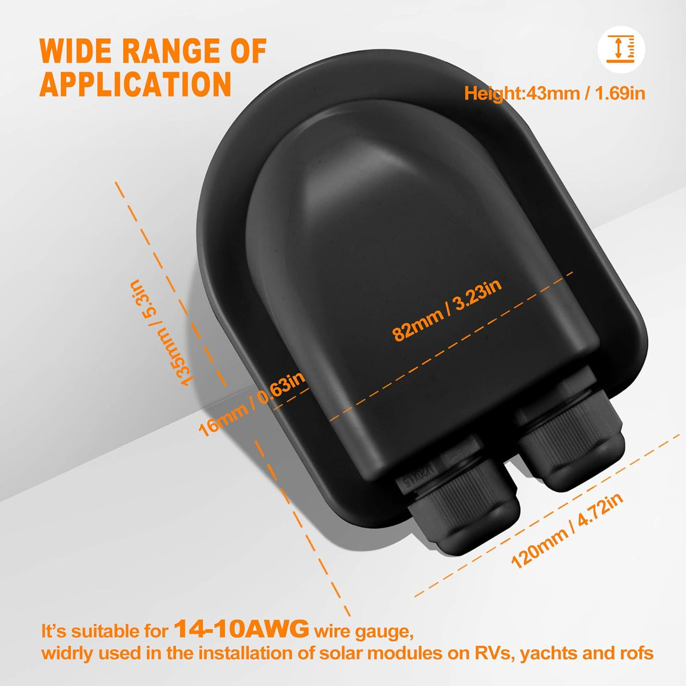 Rich Solar Cable Entry Housing - Off Grid Stores