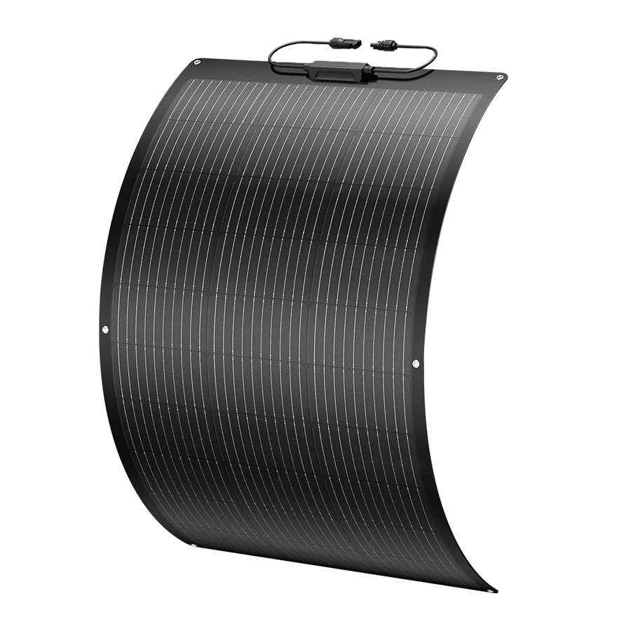 BougeRV Arch 100 Watt Fiberglass Flexible Curved Solar Panel - Off Grid ...