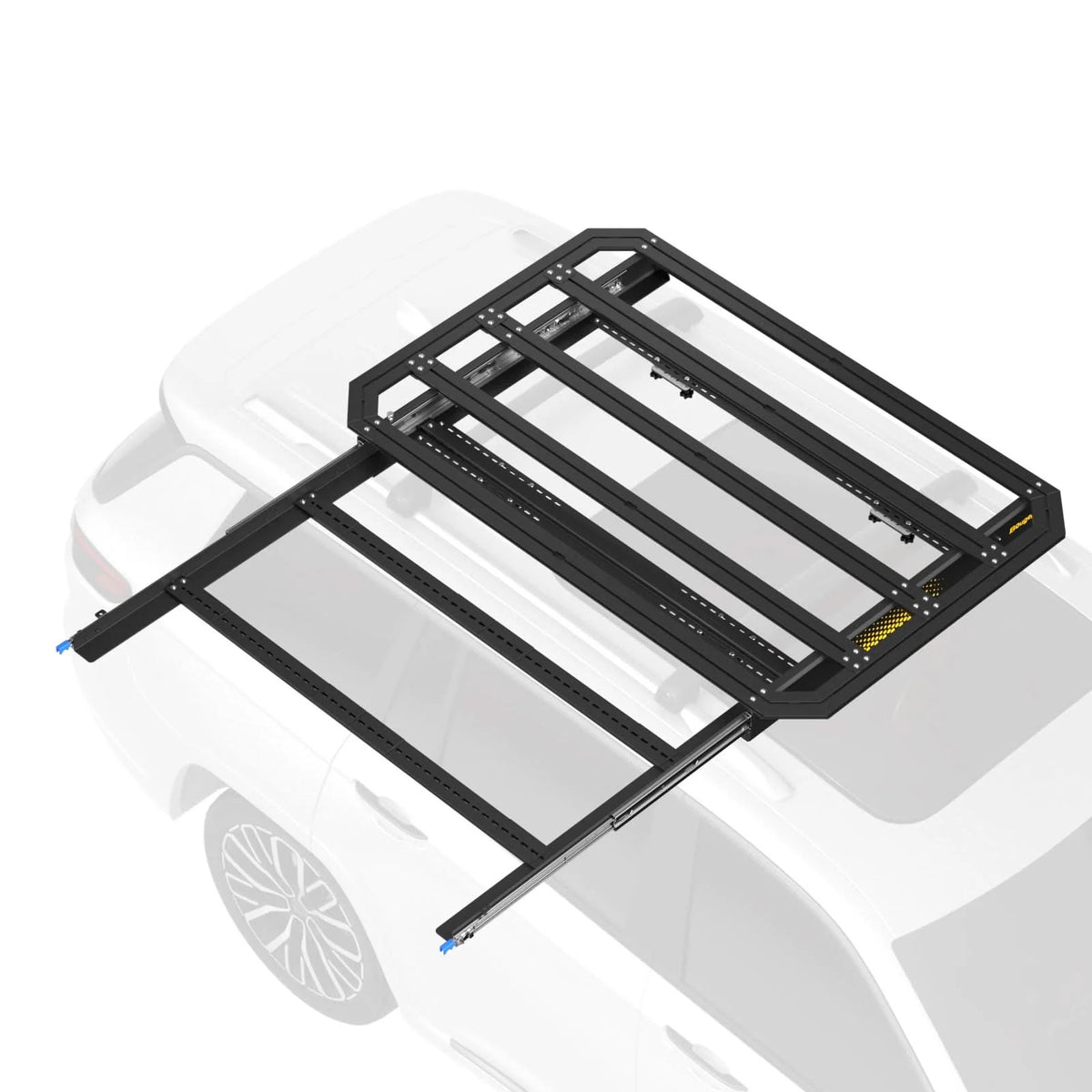 BougeRV Modular Roof Rack Platform With Slidable Solar Panel Bracket ...