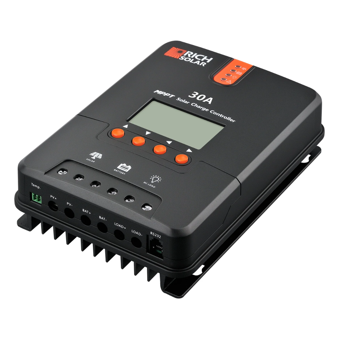 Rich Solar 30 Amp MPPT Solar Charge Controller - Off Grid Stores