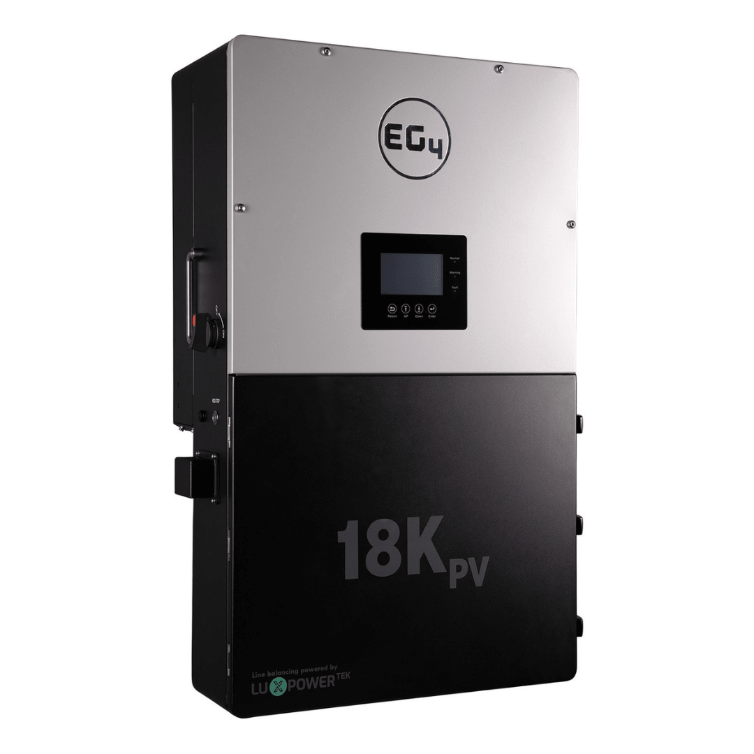 EG4 18kPV Hybrid Inverter | 12,000W Output | 18,000W PV Input | 48V ...