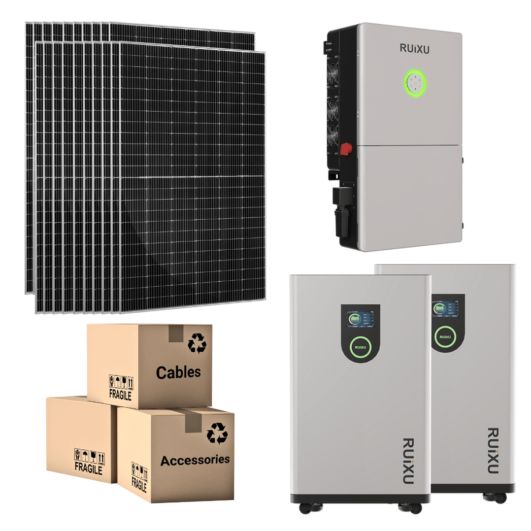 ELITE Solar Kit - 48V Battery Bank (16kWh-32kWh) + 11.4kW 120V/240V ...