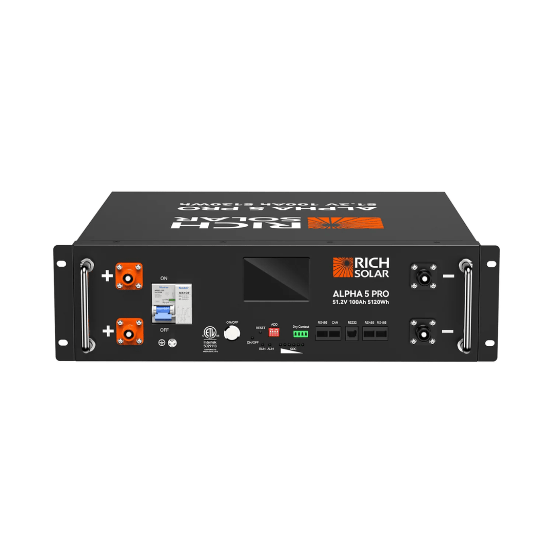 PRO Solar Kit - 48V Battery Bank (10.24kWh-15.36kWh) + 6kW 120V/240V ...