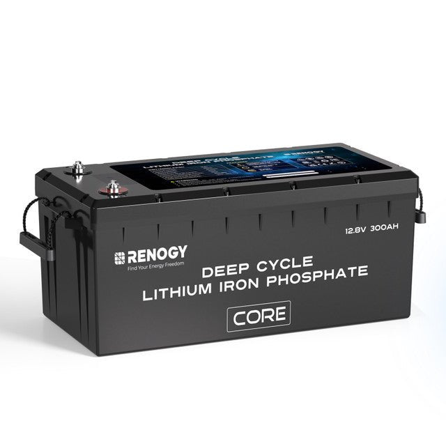 Renogy 12V 300Ah Core Series Deep Cycle Self-Heating Lithium Iron ...