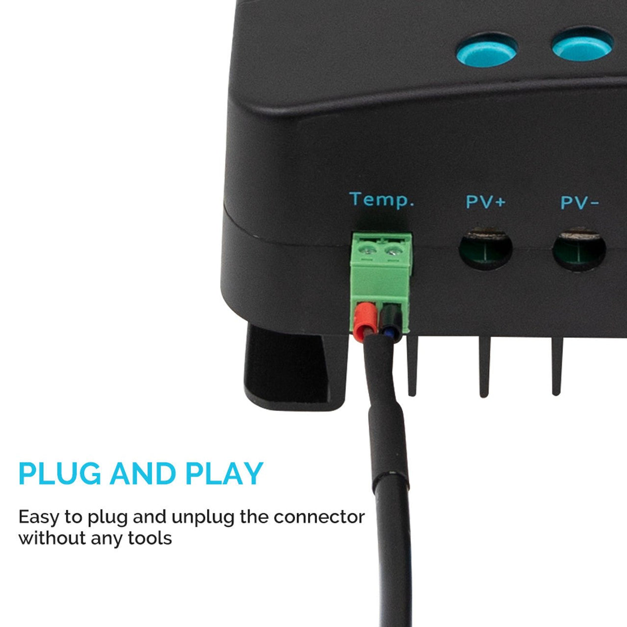 Renogy Battery Temperature Sensor for Renogy Solar Charge Controllers ...