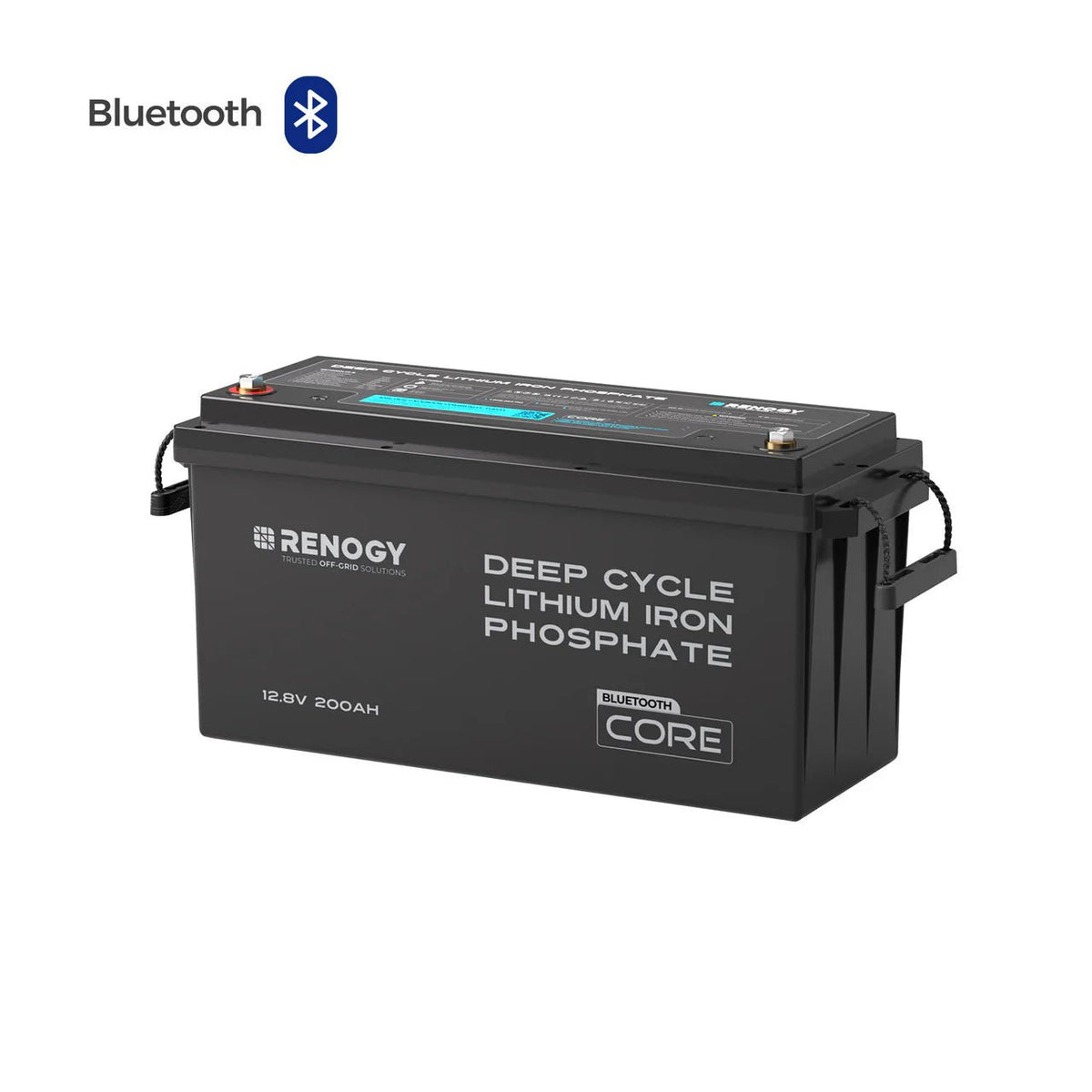 Renogy Core 12V 200Ah Deep Cycle Lithium Iron Phosphate Battery with ...