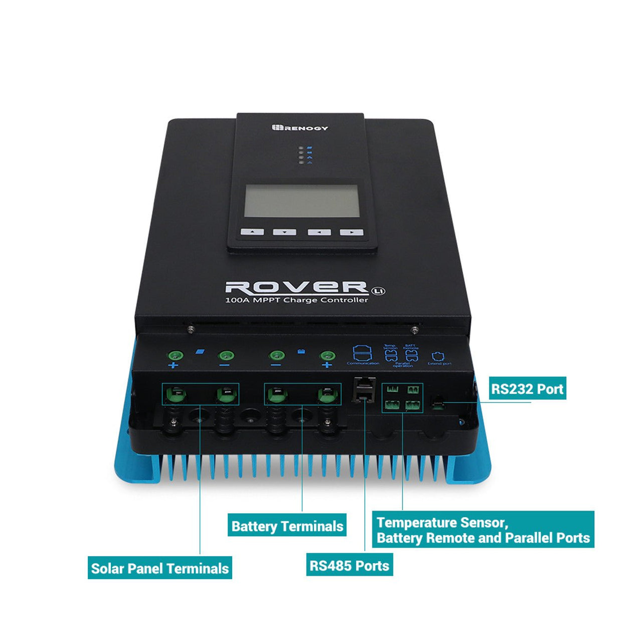 Renogy Rover 100 Amp MPPT Solar Charge Controller - Off Grid Stores