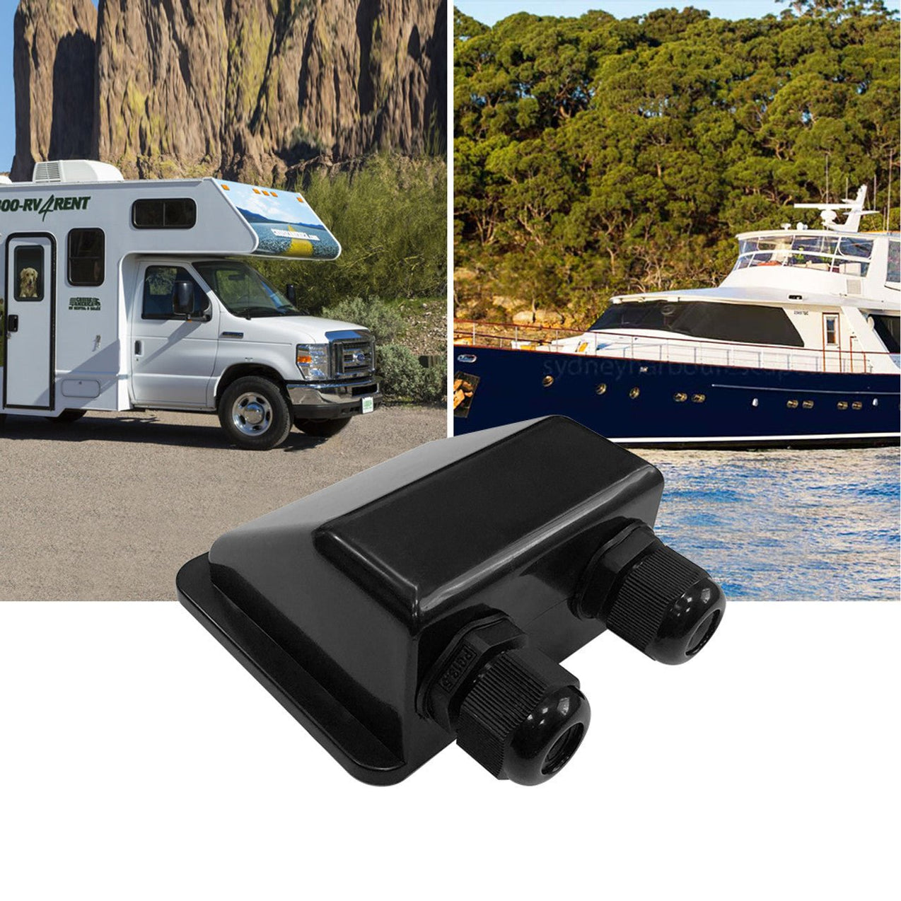 Renogy Solar Double Cable Entry Gland - Off Grid Stores