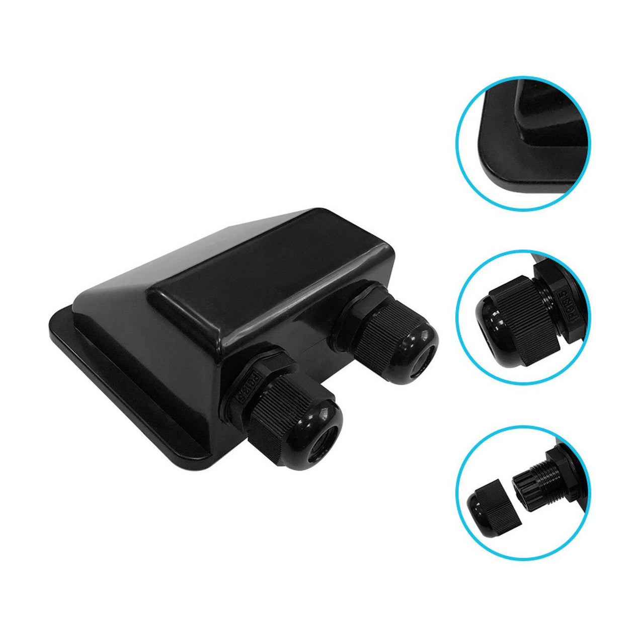 Renogy Solar Double Cable Entry Gland - Off Grid Stores