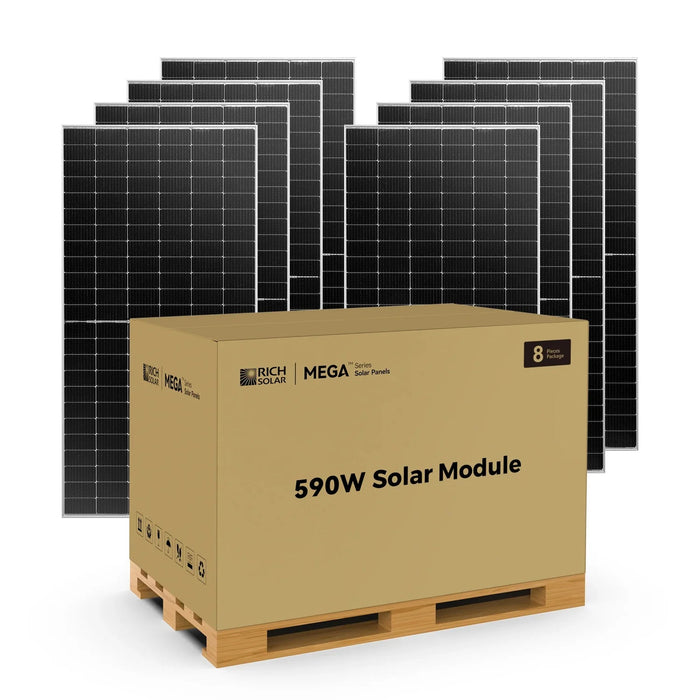 Rich Solar MEGA 590 Watt Bifacial Solar Panels — Off Grid Stores