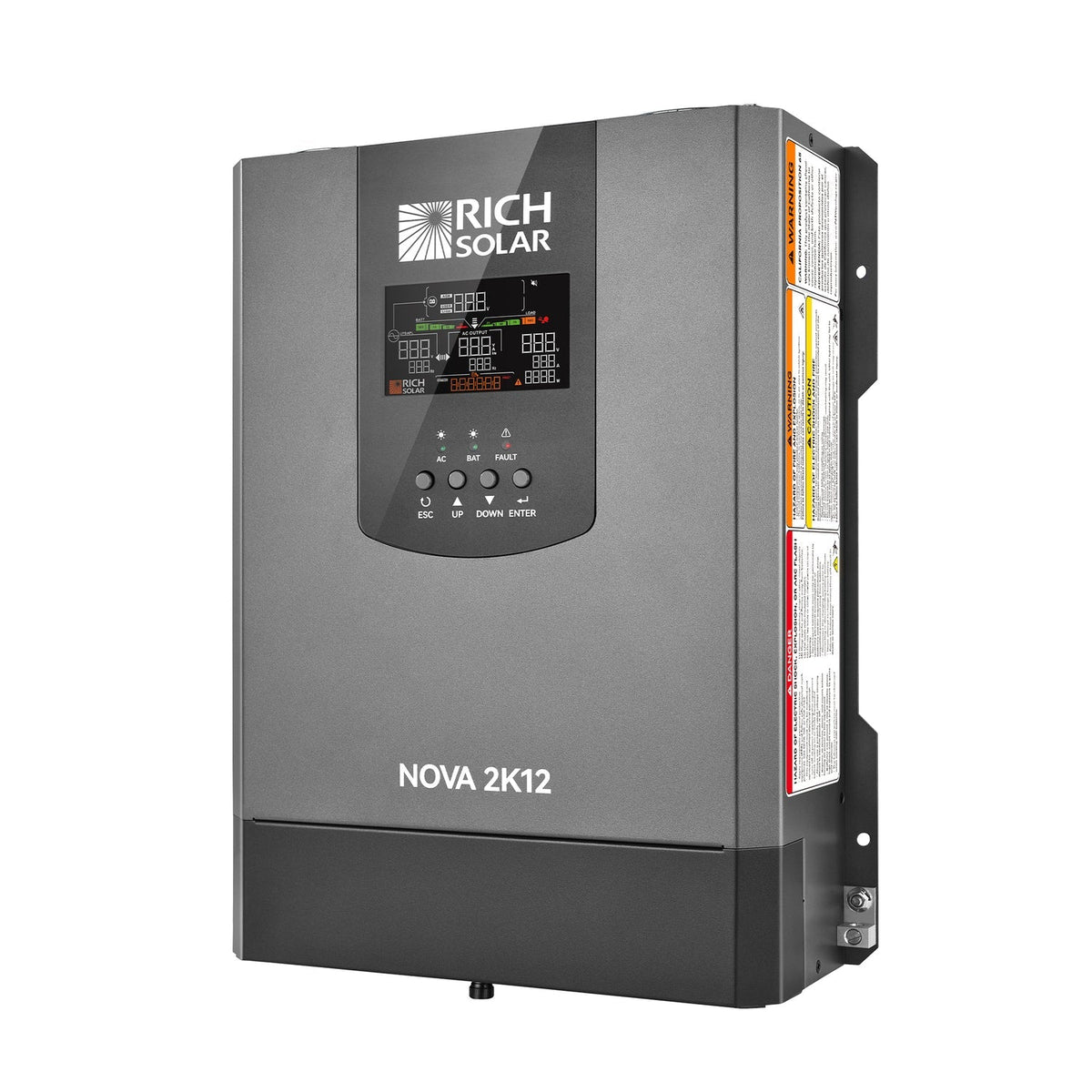 Rich Solar NOVA 2K12 2000W 12V Pure Sine Wave Inverter with Built-in ...
