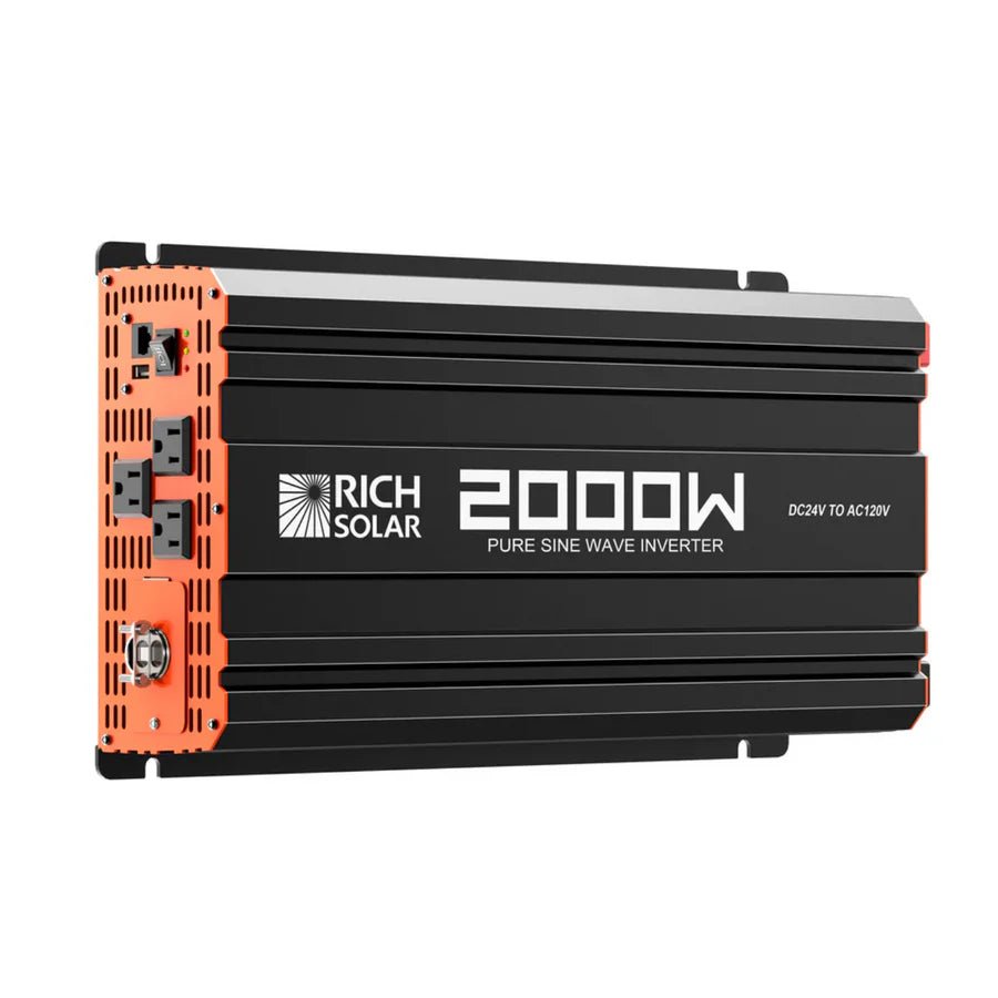 Rich Solar NOVA PURE MAX 2K 2000 Watt 24V Industrial Pure Sine Wave ...