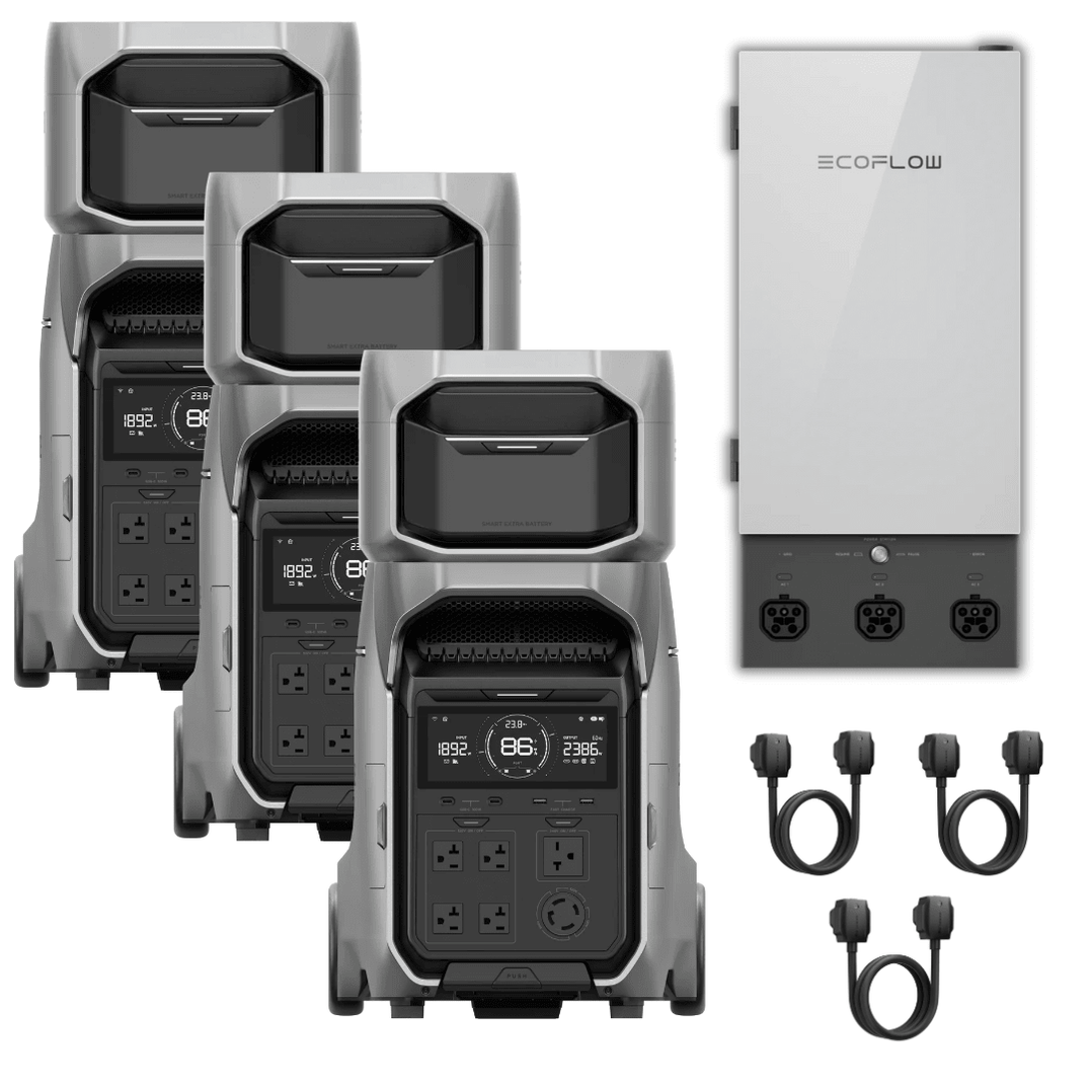 [Triple Kit] EcoFlow DELTA Pro 3 Portable Power Station + Smart Home ...