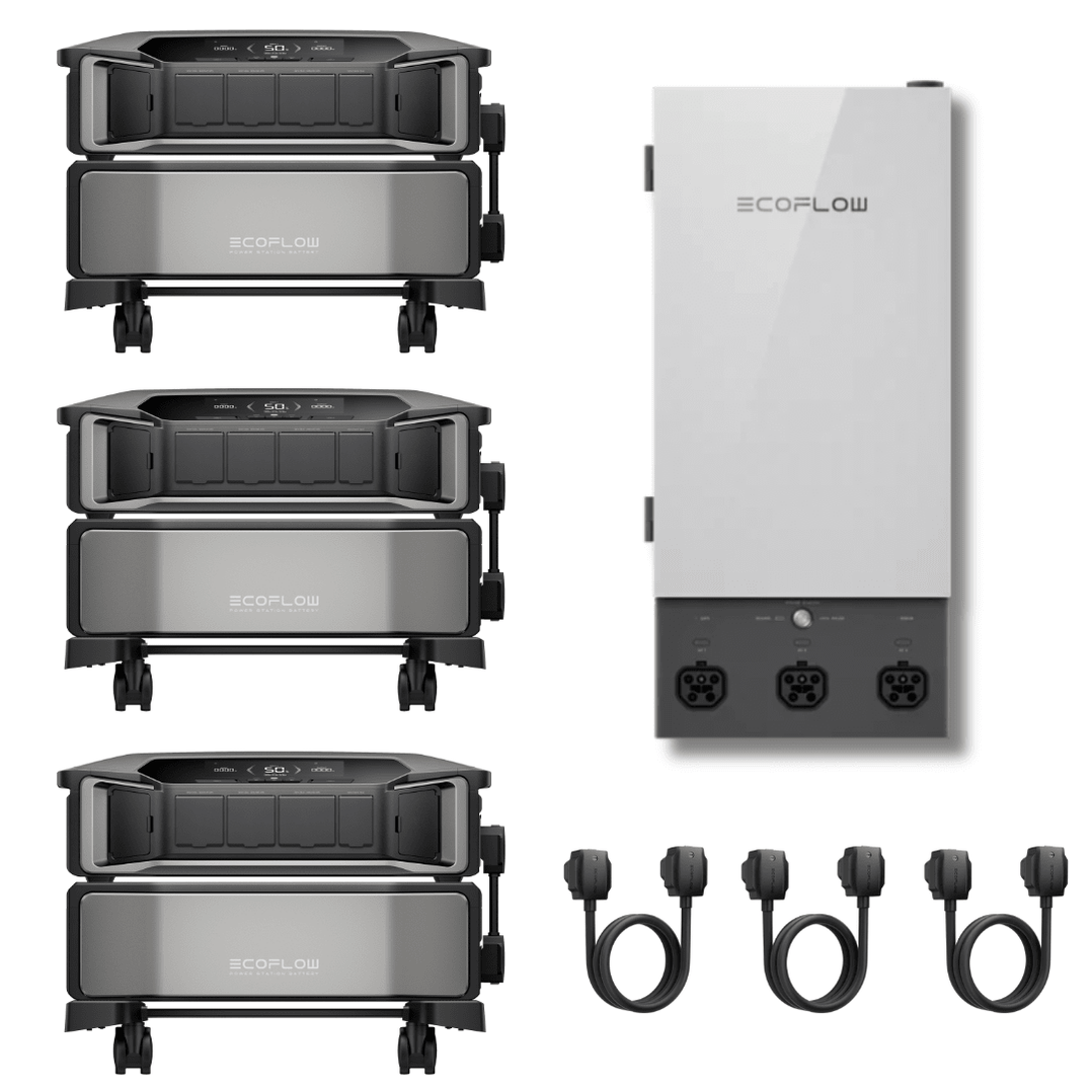 [Triple Kit] EcoFlow DELTA Pro Ultra With Batteries + Smart Home Panel ...