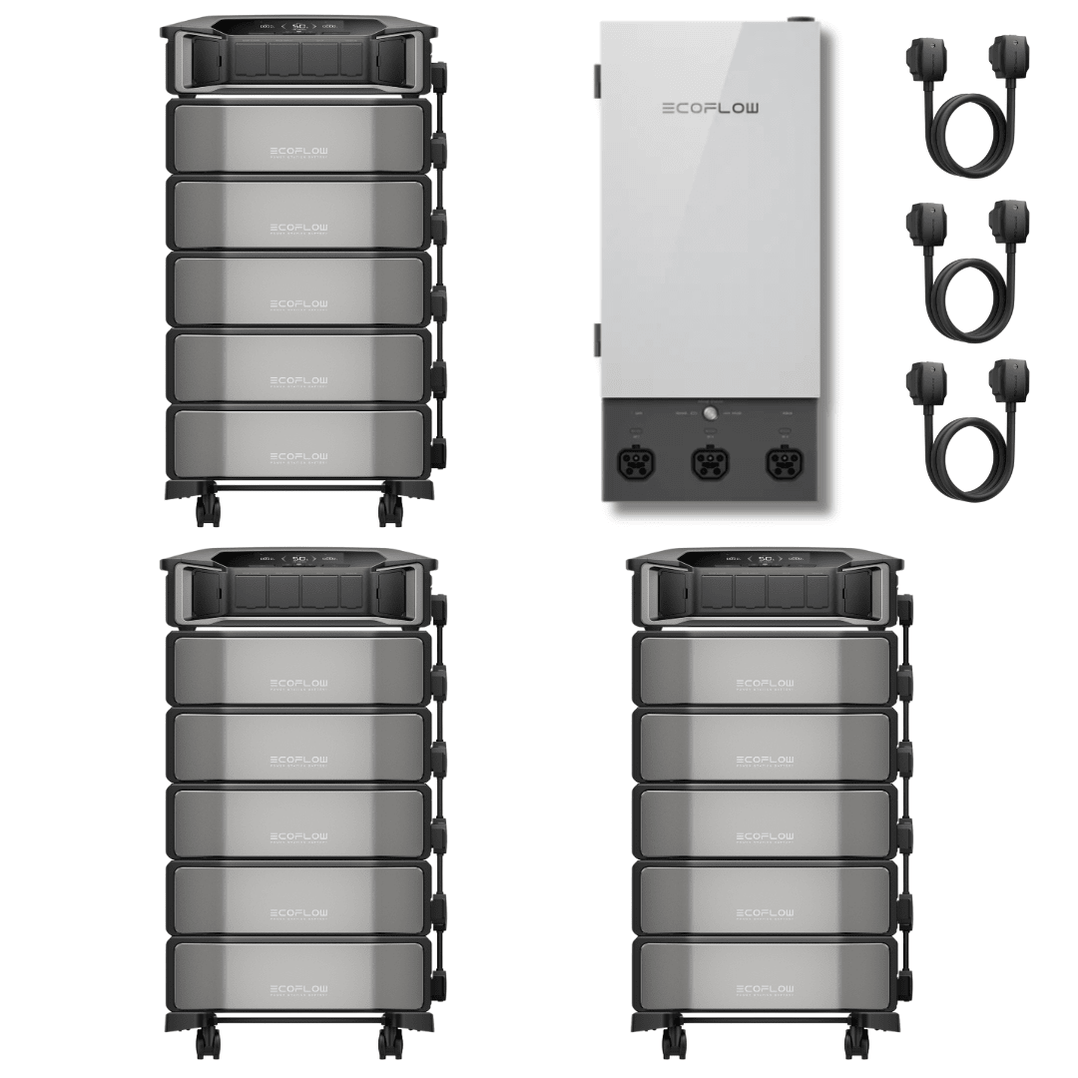 [Triple Kit] EcoFlow DELTA Pro Ultra With Batteries + Smart Home Panel ...