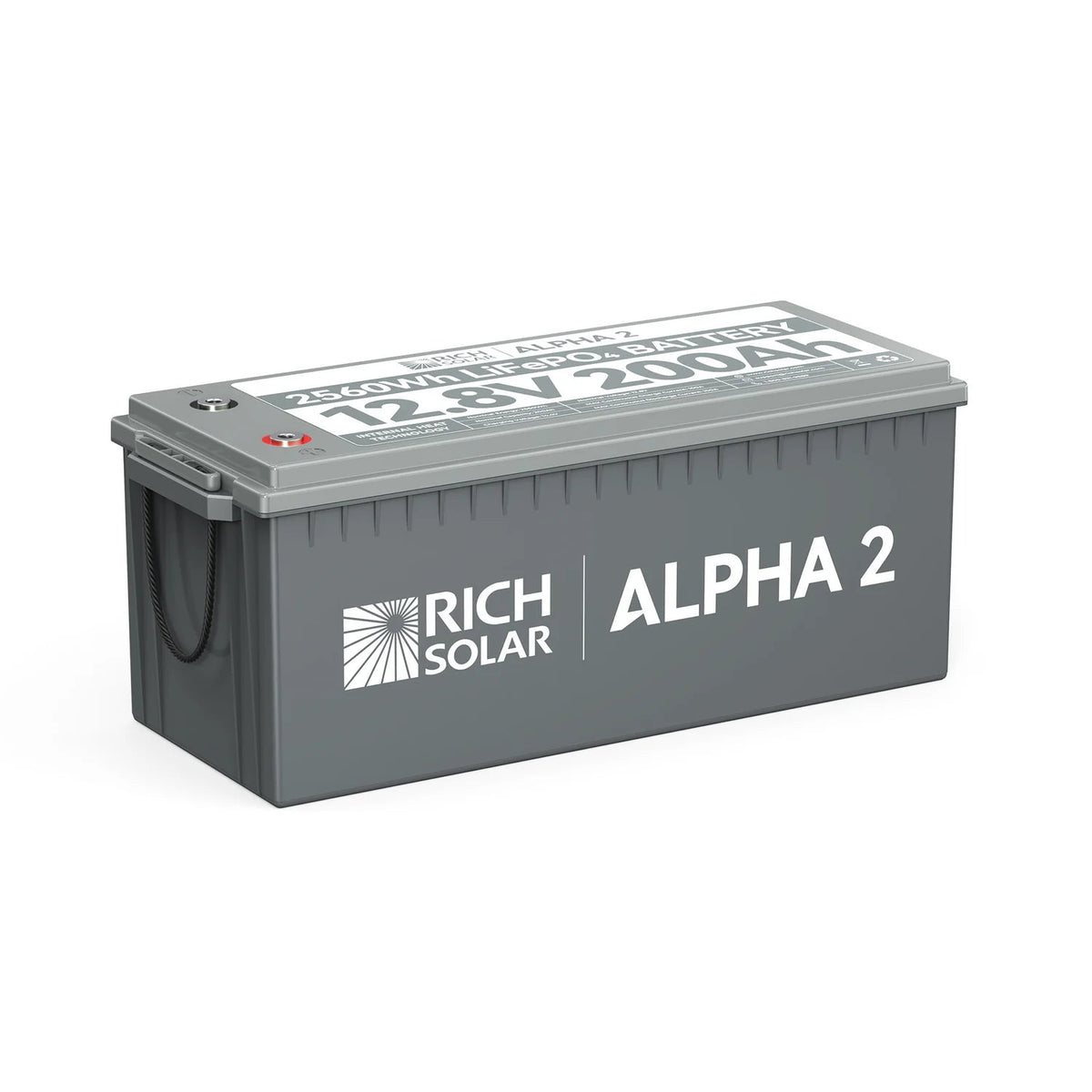 Rich Solar 12V 200Ah LiFePO4 Lithium Iron Phosphate Battery w/ Internal ...