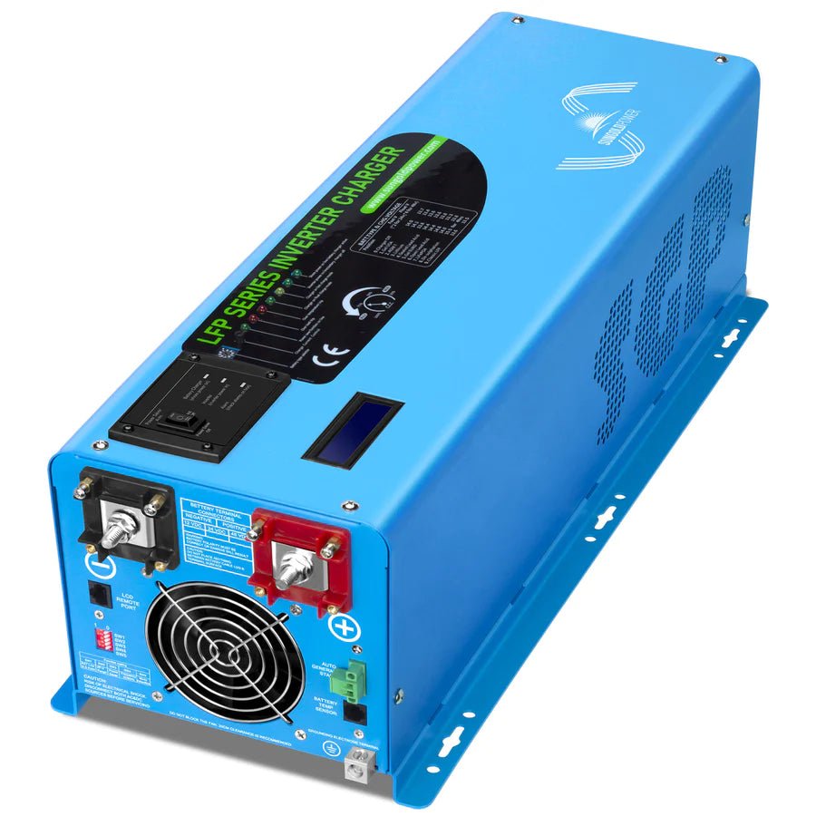 SunGoldPower 4000W DC 24V Split Phase Pure Sine Wave Inverter With ...